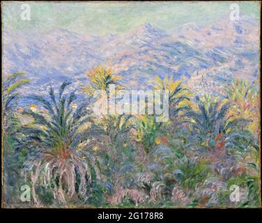 Claude Monet, Palm Trees at Bordighera 1884 Oil on canvas. Metropolitan ...