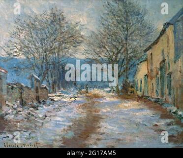 Snow Effect at Limetz 1886 by Claude Monet Stock Photo - Alamy