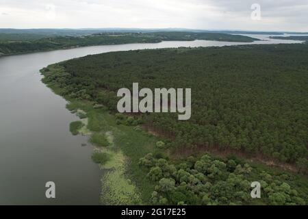 A view of the Canal Istanbul Project. Canal Istanbul Project is a 45 km ...