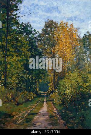 Wooded Path 1865 by Claude Monet Stock Photo - Alamy