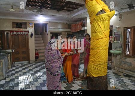 Two -storey prayer house Stock Photo - Alamy