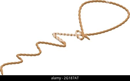 Circle lasso icon. Cartoon of Circle lasso vector icon for web design ...