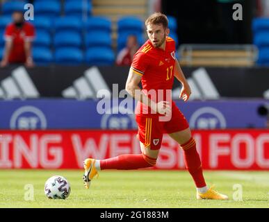 Wales' Rhys Norrington Davies during the international friendly at the ...