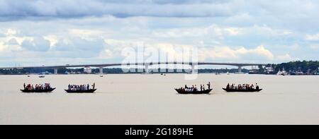Rupsha Bridge over the Rupsha river, also known as Khan Jahan Ali ...