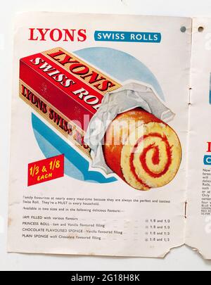 Lyons Baking Food Recipes Stock Photo - Alamy