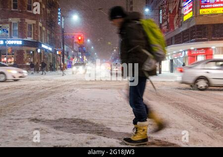 Toronto Winter 2013, Downtown Scenes, Canada Stock Photo - Alamy