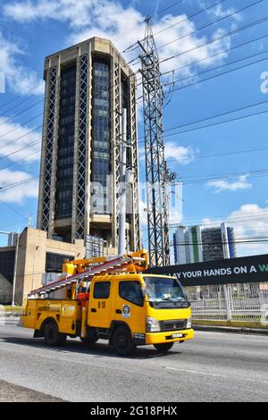 Eric Williams Financial Complex Twin Towers Buildings Trinidad & Tobago ...