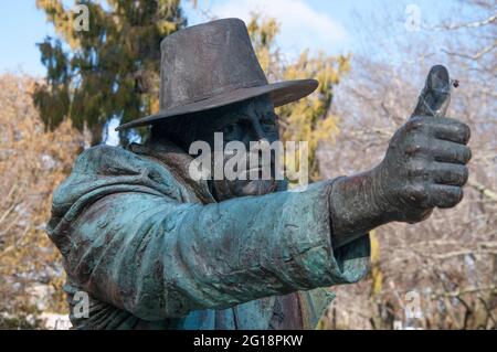 Evandale, Tasmania, Australia. Statue by Australian sculptor Peter ...
