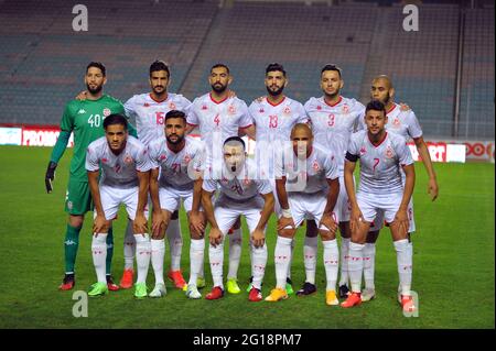 Rades, Tunis, Tunisia. 5th June, 2021. Wajdi Kechrida (2) with Akolo ...
