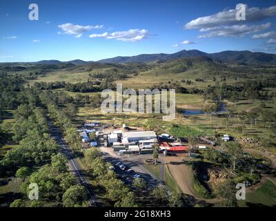 Aerial of Biggenden Meatworks North Burnett Queensland Australia Stock ...