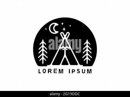 Line art logo badge design Stock Vector Image & Art - Alamy