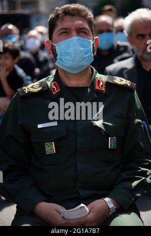 Tehran, Iran. 06th June, 2021. A Portrait of The commander of the ...