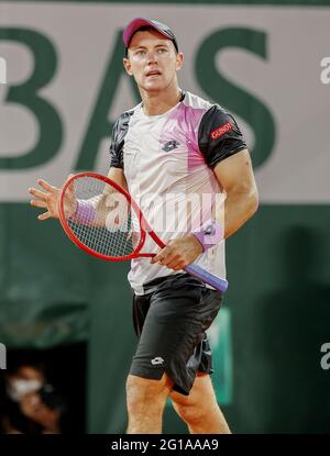 Dominik Koepfer of Germany during the Roland-Garros 2021, Grand Slam ...