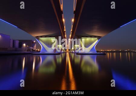 The Al Maktoum Bridge, Dubai UAE Stock Photo - Alamy