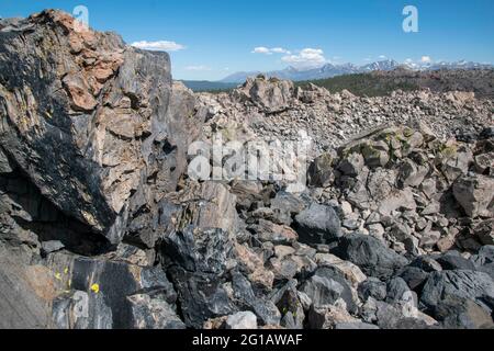 Obsidian Dome is a massive pile of shiny obsidian rock in the Eastern ...