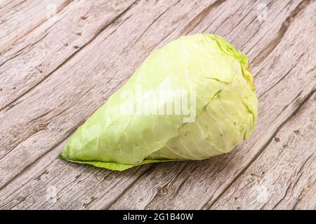 Cone cabbage for dietary and vegan cuisine Stock Photo - Alamy
