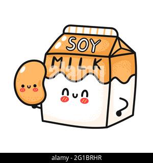 milk box kawaii character Stock Vector Image & Art - Alamy