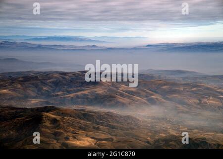 Spectacular drone shot of high resolution high mountain landscapes from ...