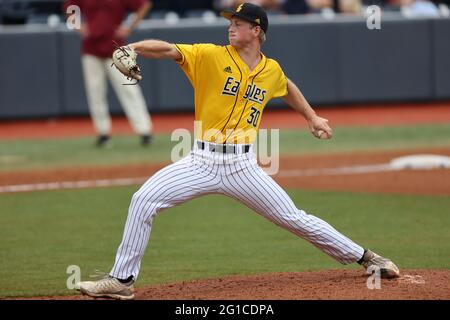 Southern Miss pitcher Ryan Och (30) during an NCAA baseball game on ...