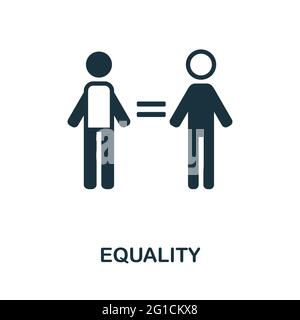 Civil Rights icon. Monochrome simple element from civil rights collection. Creative Civil Rights ...