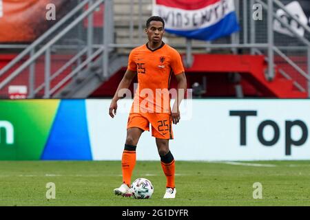 ENSCHEDE, NETHERLANDS - JUNE 6: Jurrien Timber of the Netherlands ...