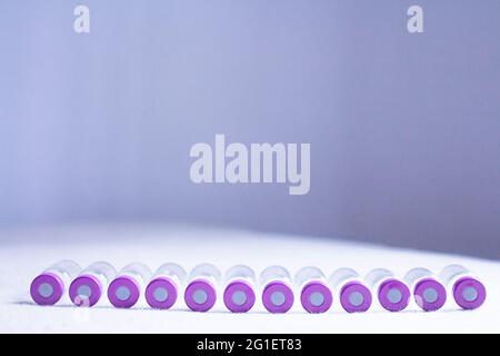 Empty glass jars of coronavirus vaccines. No people Stock Photo - Alamy