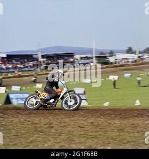 Motorcycle Grasstrack Racing Stock Photo - Alamy