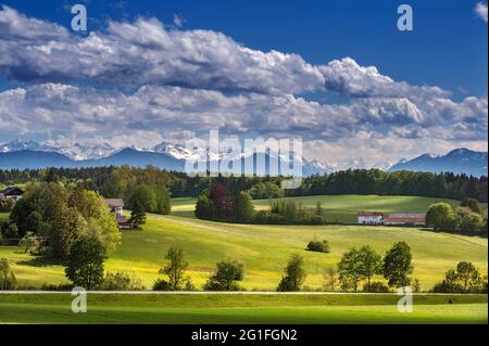 clouds (Cumulus), Bavaria, Germany Stock Photo - Alamy