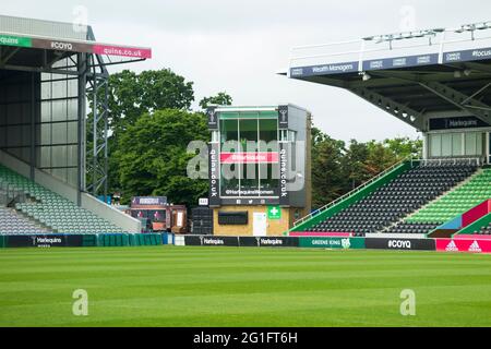 View inside Twickenham Stadium, Twickenham, London. Home of the English ...