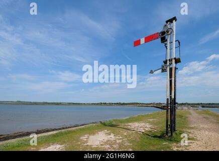 Hayling Island Billy Trail, a footpath and cycle path on a former ...