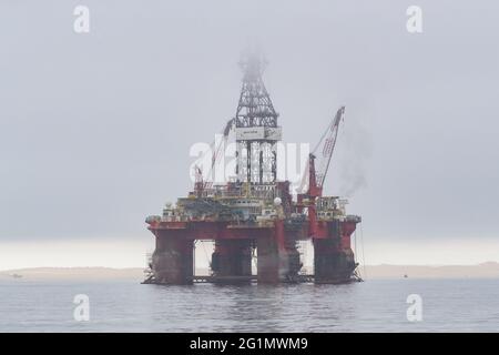 Namibia, Walvis bay, The West Eclipse is a 6th generation ultra ...
