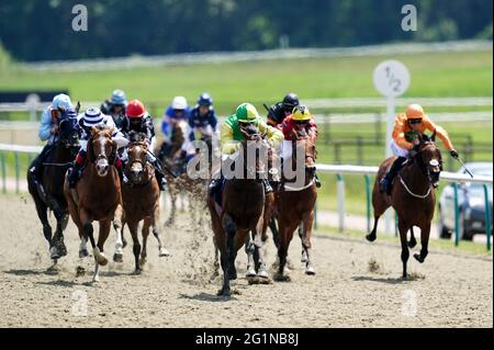 George Bass at Lingfield Park racecourse, Surrey. Picture date ...