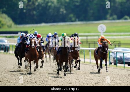 George Bass at Lingfield Park racecourse, Surrey. Picture date ...