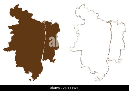 Stendal district (Federal Republic of Germany, rural district, Free ...