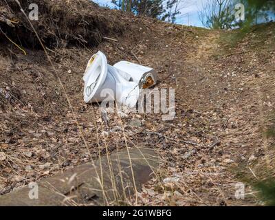 ceramic toilet people in the toilet Stock Photo - Alamy