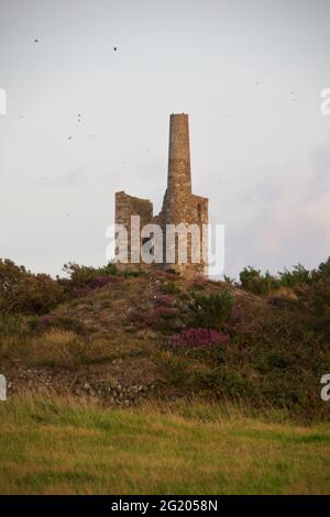 Wheal Peevor, Cornish Mine, Engine Pumping House. Industrial Heritage ...