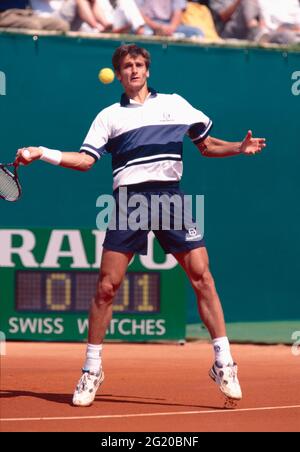 Spanish tennis player Carlos Costa, Muratti toutnament 1994 Stock Photo ...