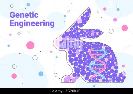 Genetically modified animals abstract concept vector illustration Stock ...