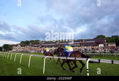Jockey Graham Lee at Pontefract Racecourse. Picture date: Tuesday July ...