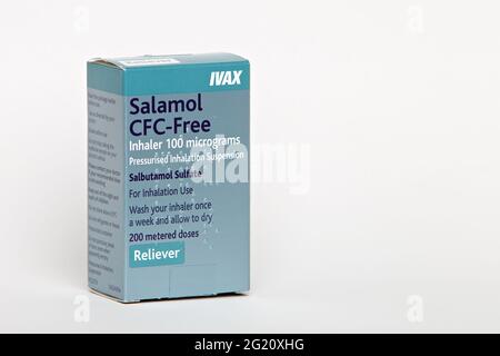 Salbutamol inhaler for asthma and other breathing related problems ...