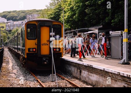 GWR map Cornwall Stock Photo - Alamy
