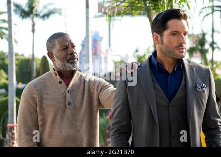 LUCIFER, Tom Ellis, Family Dinner', (Season 5, ep. 509, aired May 28 ...