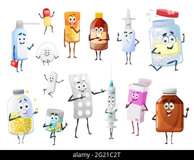 Pill Bottle with Thumbs Up- A Cartoon Illustration of a Pill Bottle ...