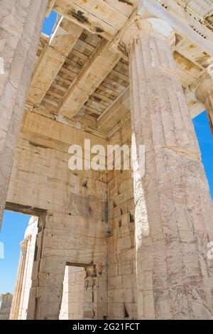 The Propylaea is the luxurious gate of the Acropolis to the Parthenon ...