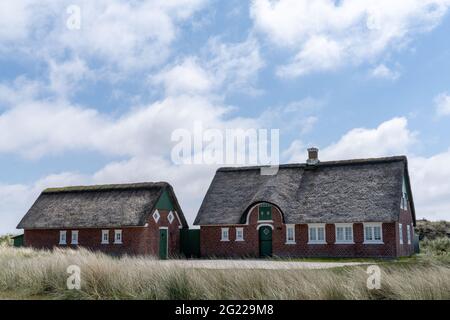 Sonderho, Denmark - 29 May, 2021: traditional Danish house with ...