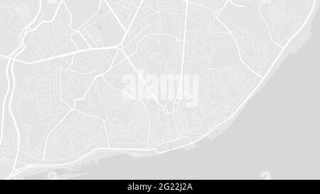 Downtown vector map of Lisbon, Portugal. This printable map of Lisbon ...