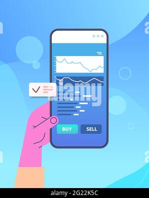 businessperson analyzing statistical information charts and graphs on ...