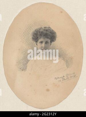 Oval portrait of Mrs. Heemstra -Hollenberg De Beckfeldt, Keturah ...