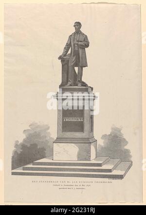 Statue of Johan Rudolf Thorbecke Stock Photo - Alamy