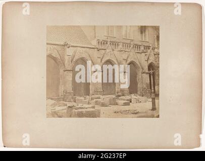 Restoration of the monastery situation of the Domkerk in Utrecht Stock ...